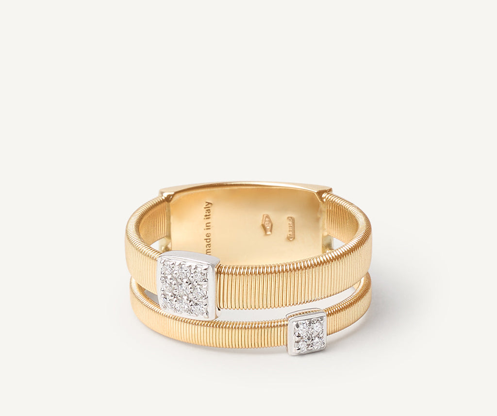 Double band diamond pavé ring – Marco Bicego WW