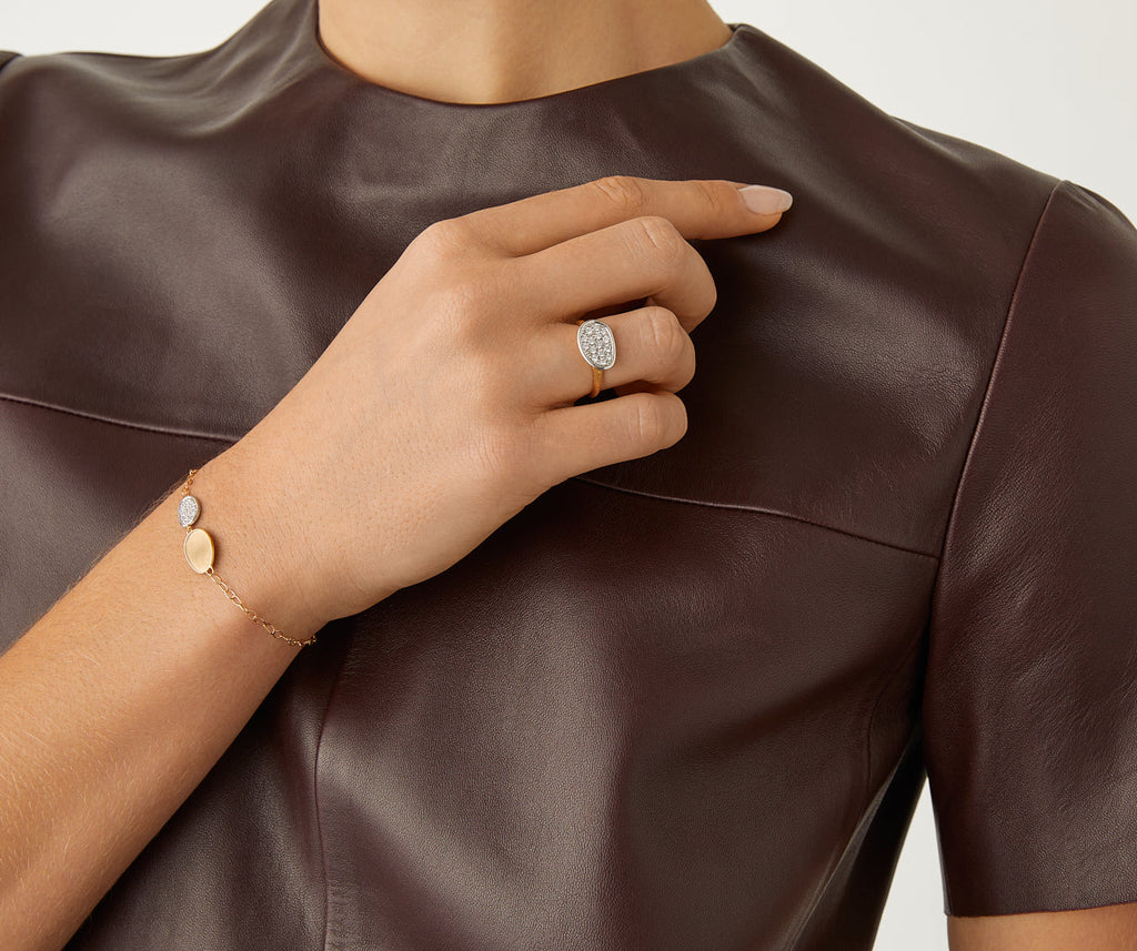 Diamond pavé ring, mini – Marco Bicego WW